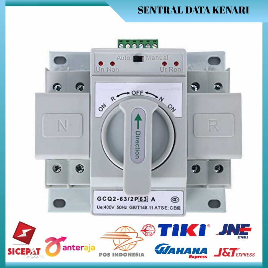 Jual AUTOMATIC TRANSFER SWITCH GENSET ATS 220 VOLT 63 AMPERE 13860W ...
