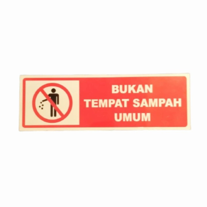 Jual Sign Plat Bukan Tempat Sampah Umum Plat Dilarang Buang Sampah ... Jual Sign Plat Bukan Tempat Sampah Umum Plat Dilarang Buang Sampah ...