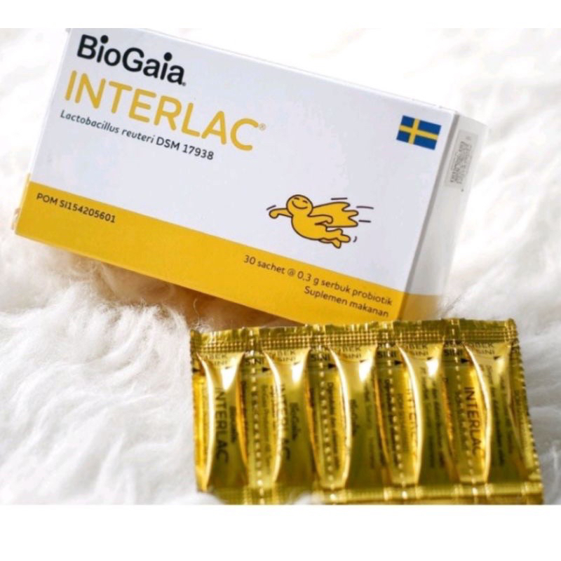 Jual INTERLAC PROBIOTIC SACHET SERBUK BIOGAIA PROBIOTIK ANAK BAKTERI ...