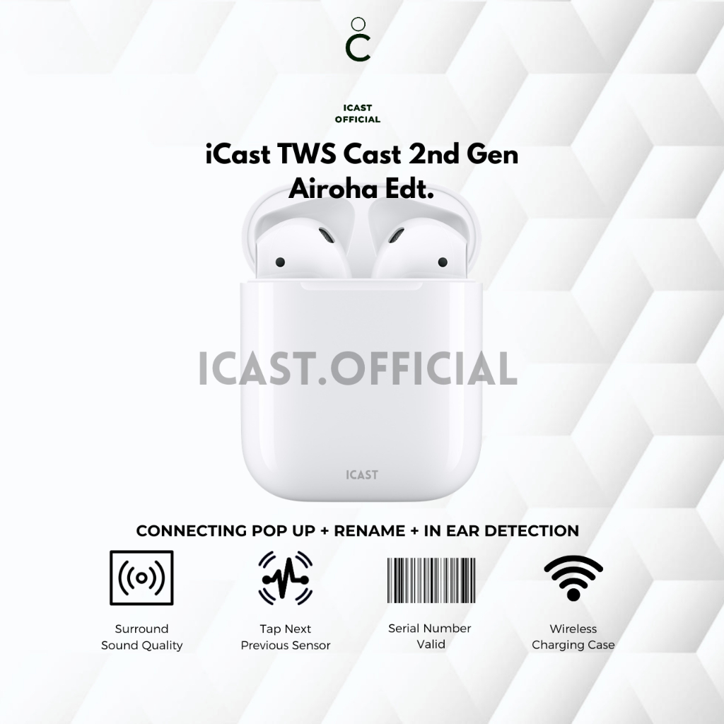 Jual iCast TWS Gen 2 Airoha Edition Final Upgrade + Wireless By iCast ...