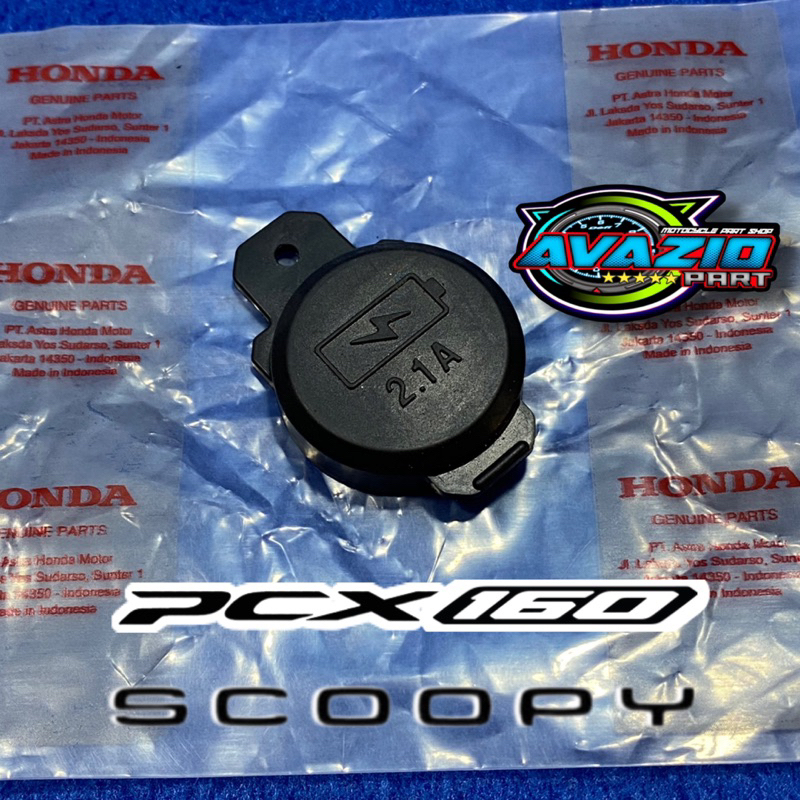Jual Cap karet tutup charger usb pcx 160 k1z new scoopy esp k2f ...