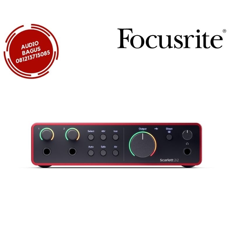 Jual FOCUSRITE SCARLETT 2I2 4TH GEN USB AUDIO INTERFACE ORIGINAL ...