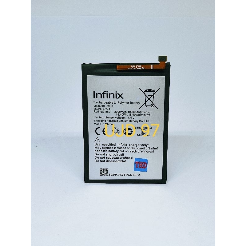 Jual BATERAI BATRE INFINIX SMART 4 INFINIX S5 S5 LITE BL39LX BL-39LX ...