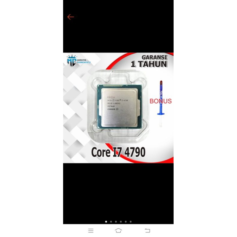 Jual PROCESSOR CORE i7 4770 SOCKET 1150 | Shopee Indonesia