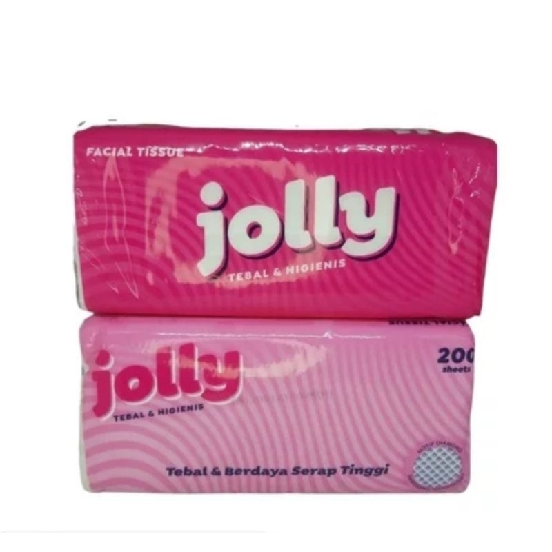 Jual Tisu Jolly 200 sheet / 2 Ply, Tissue Facial [1Karton - 48Pcs ...