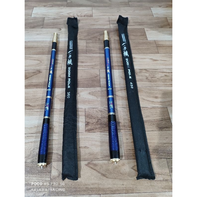 Jual Tegek Carbon Oxgn Zoom Pole 360 / 450 / 540 ( Drat )(Ruas Pendek ...