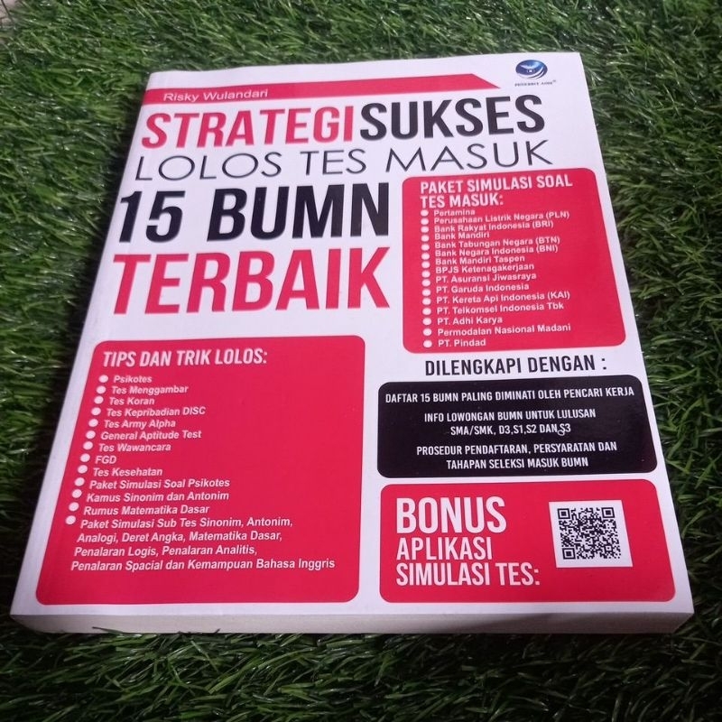 Jual BUKU STRATEGI SUKSES LOLOS TES MASUK 15 BUMN TERBAIK | Shopee ... Jual BUKU STRATEGI SUKSES LOLOS TES MASUK 15 BUMN TERBAIK | Shopee ...