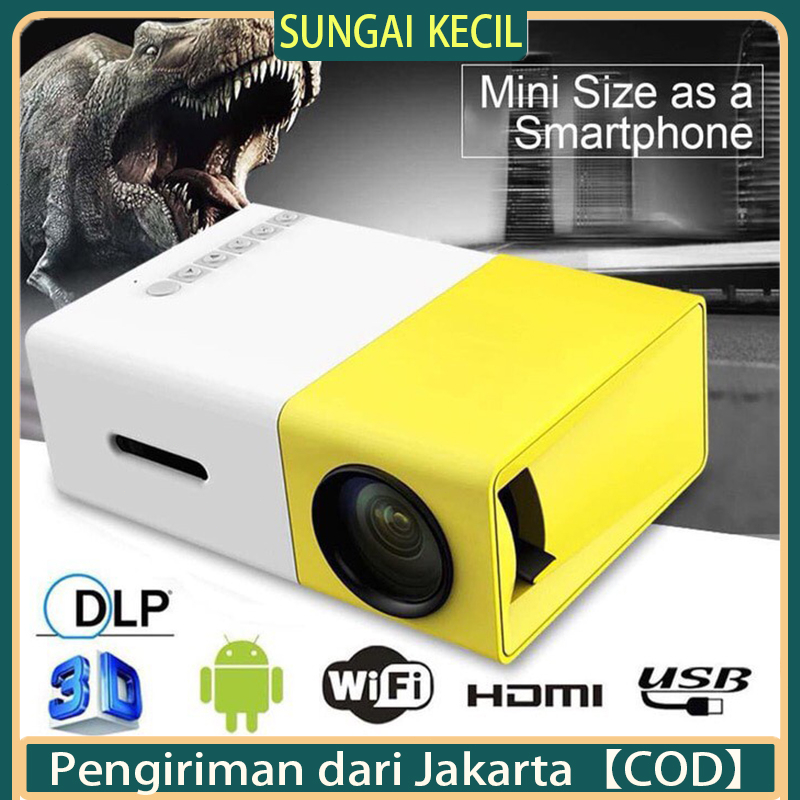 Jual Original] Mini Proyektor YG300 Proyektor LED 1080 P Portabel Mini ...