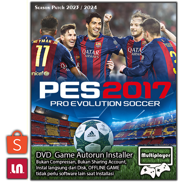 Jual Pro Evolution Soccer 2017 - PES 2017 - PC DVD Game | Shopee Indonesia