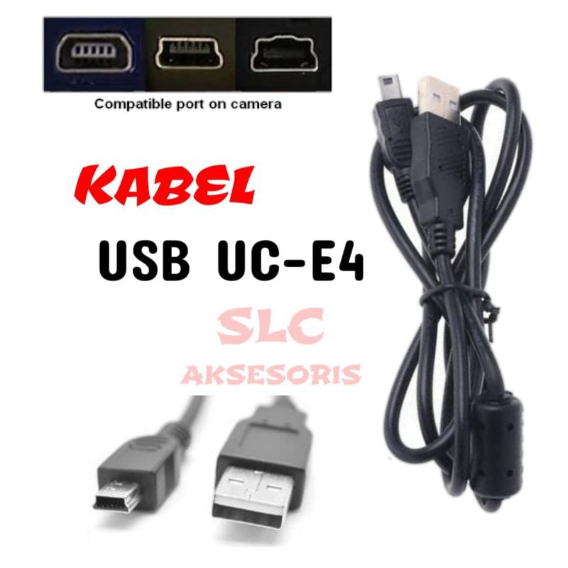 Jual Kabel Data / Usb UC-E4 5 pin Cable For Kamera Canon Sony Nikon Olympus Kodak Benq Sanyo ...