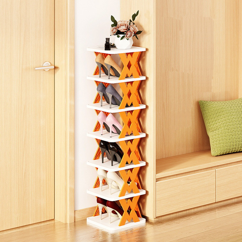 Jual Rak Sepatu Sendal 4/5/6 Susun Plastik Model X Rak Serbaguna Murah ...