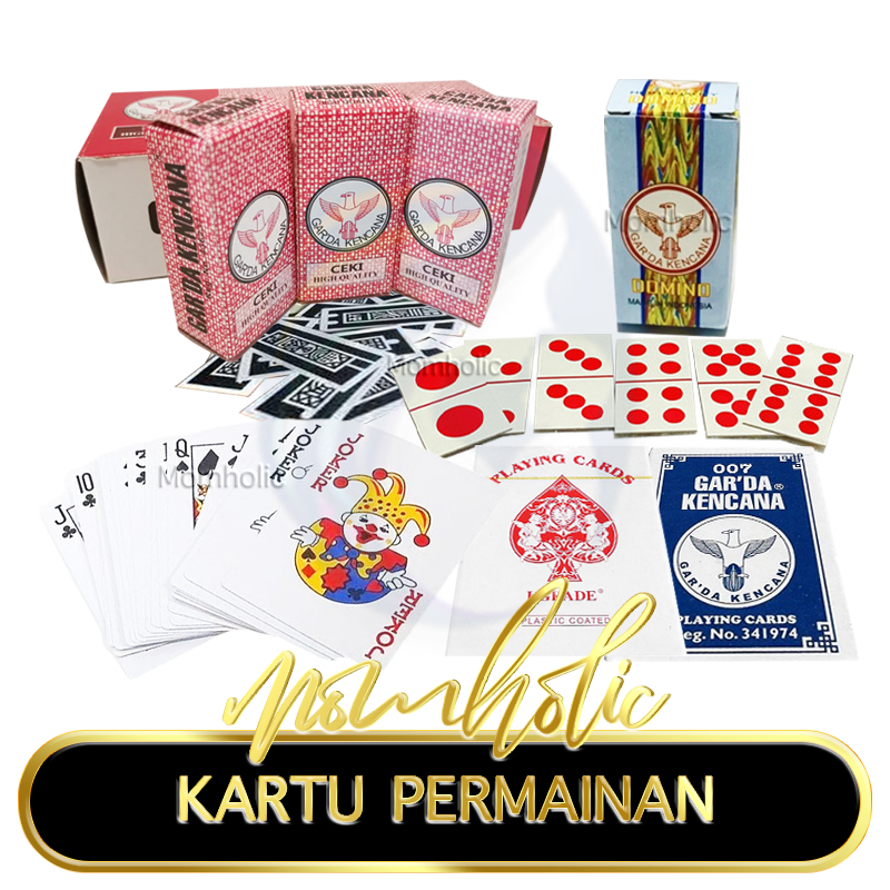 Jual Kartu Gaple Domino Remi Koa Ceki Garda Kencana i-Grade | Shopee ...