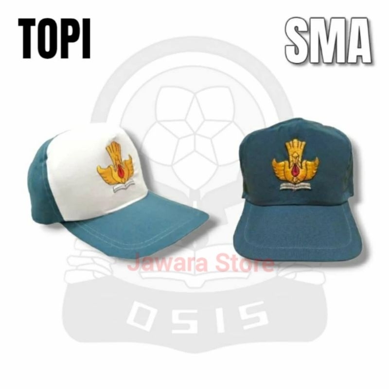 Jual Topi Sekolah SMA SMK Anak Abu Abu | Shopee Indonesia
