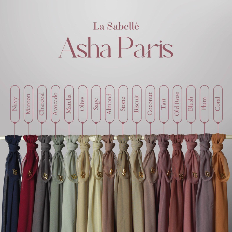 Jual ASHA paris By LA SABELLE ready siap kirim ( khusus hitam ...
