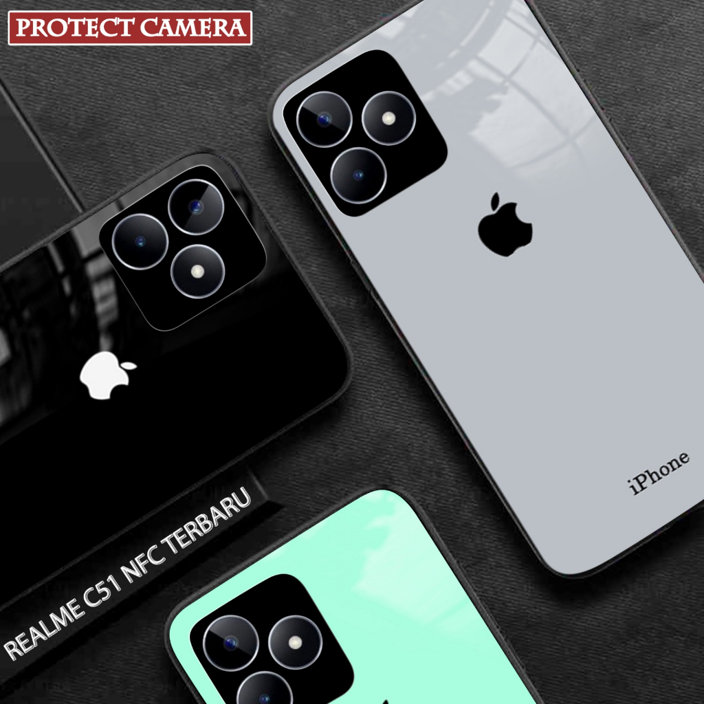 Jual Softcase Glass Kaca Realme C51 Terbaru 2023 [FC23] Casing ...