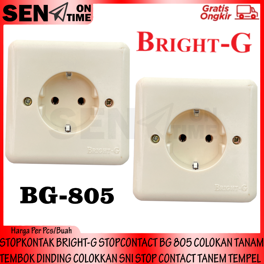 Jual STOPCONTACT STOP KONTAK BRIGHT-G BG 805 SETOPKONTAK IB STOP TANAM ...