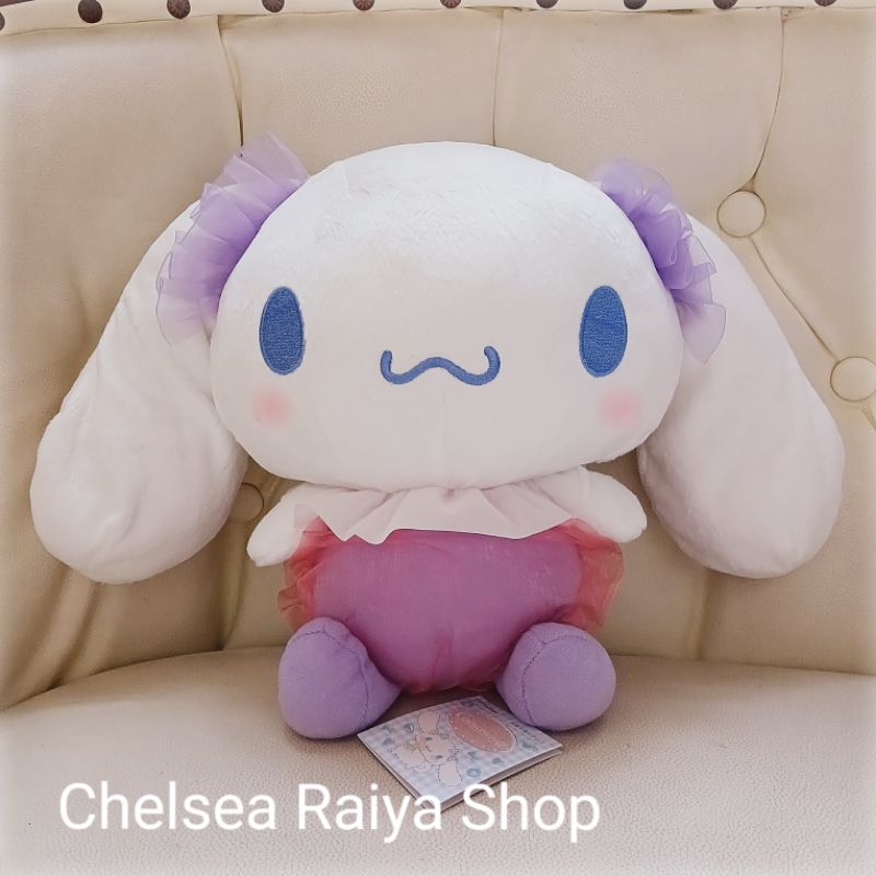 Jual Boneka Plush Furyu Sanrio Cinnamoroll Jellyfish Purple Big Plushy ...