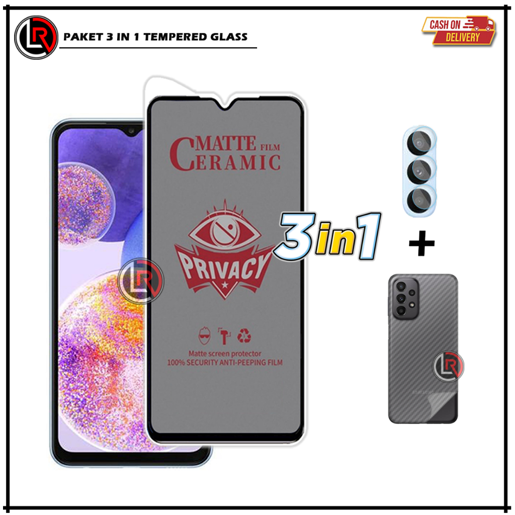 Jual PAKET Tempered Glass Samsung Galaxy A23 4G Anti Gores Layar ...