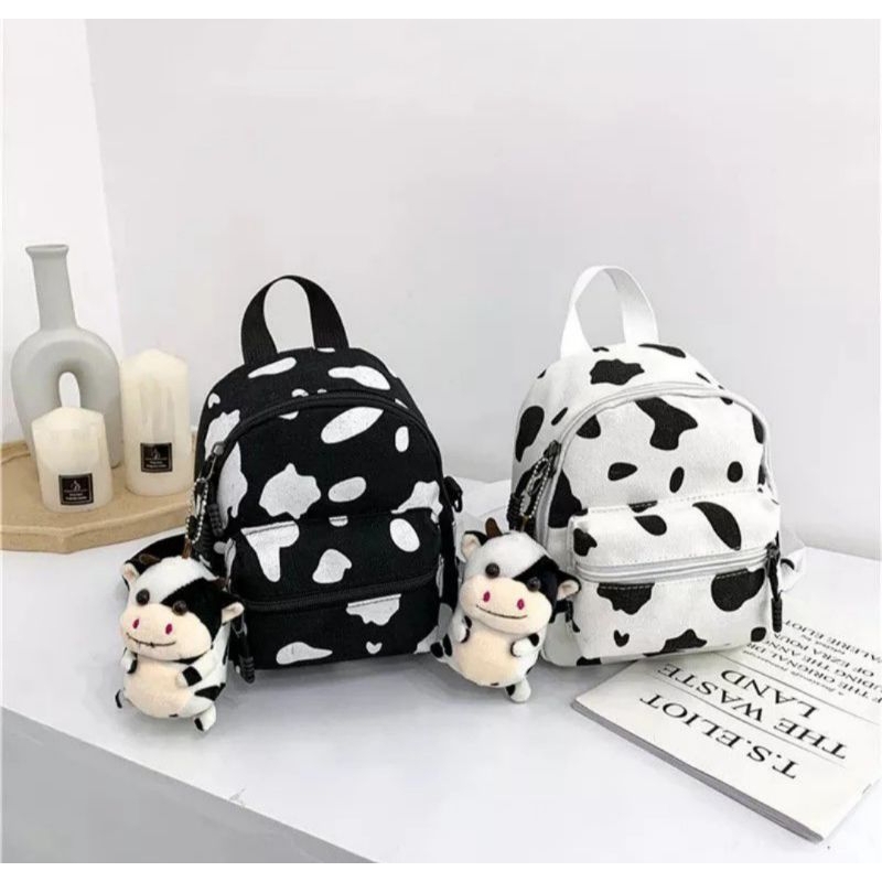 Jual TAS RANSEL ANAK MINI MOTIF SAPI | Shopee Indonesia