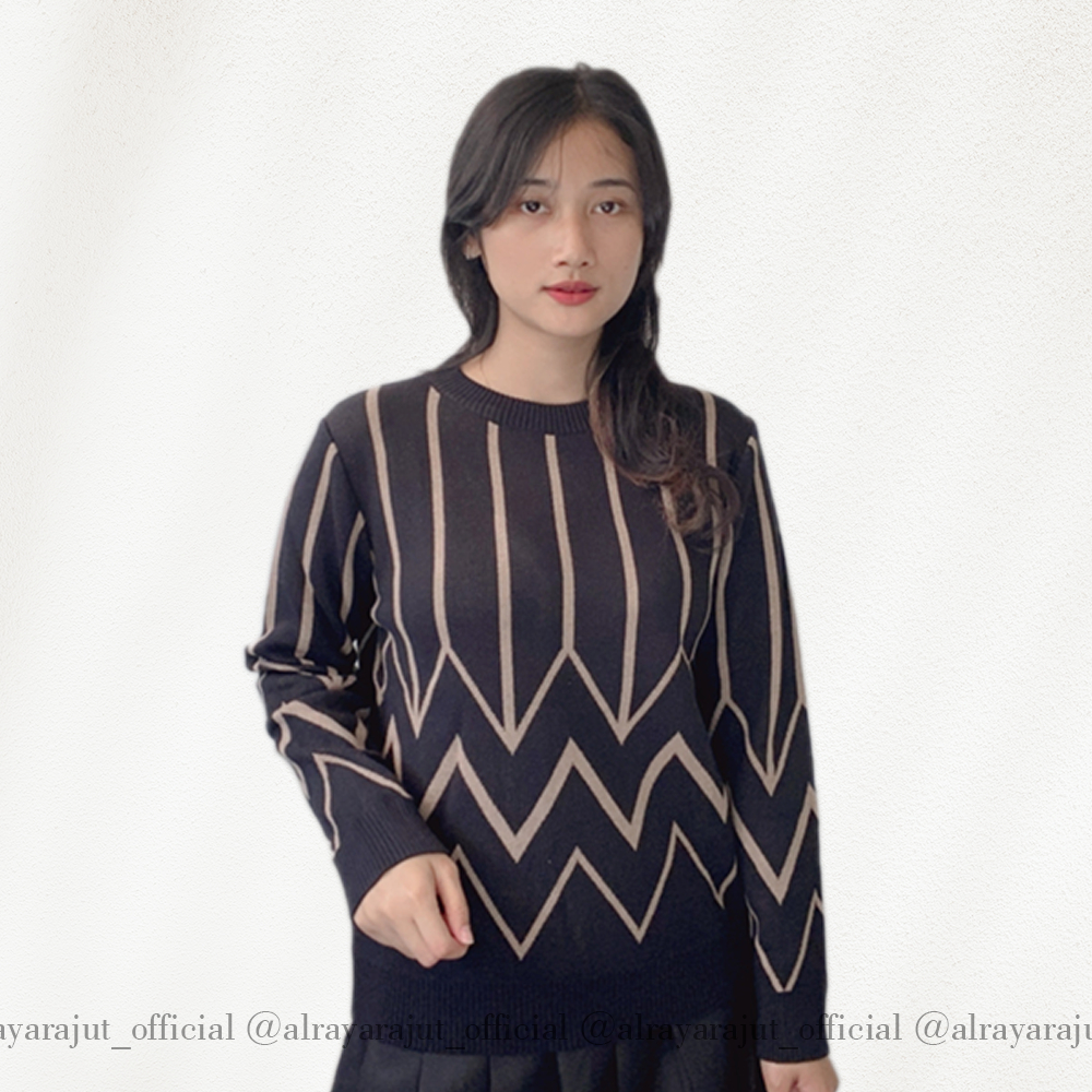 Jual Blouse Rajut Wanita jumbo import / B Fiyya / Blouse Knit Wanita ...