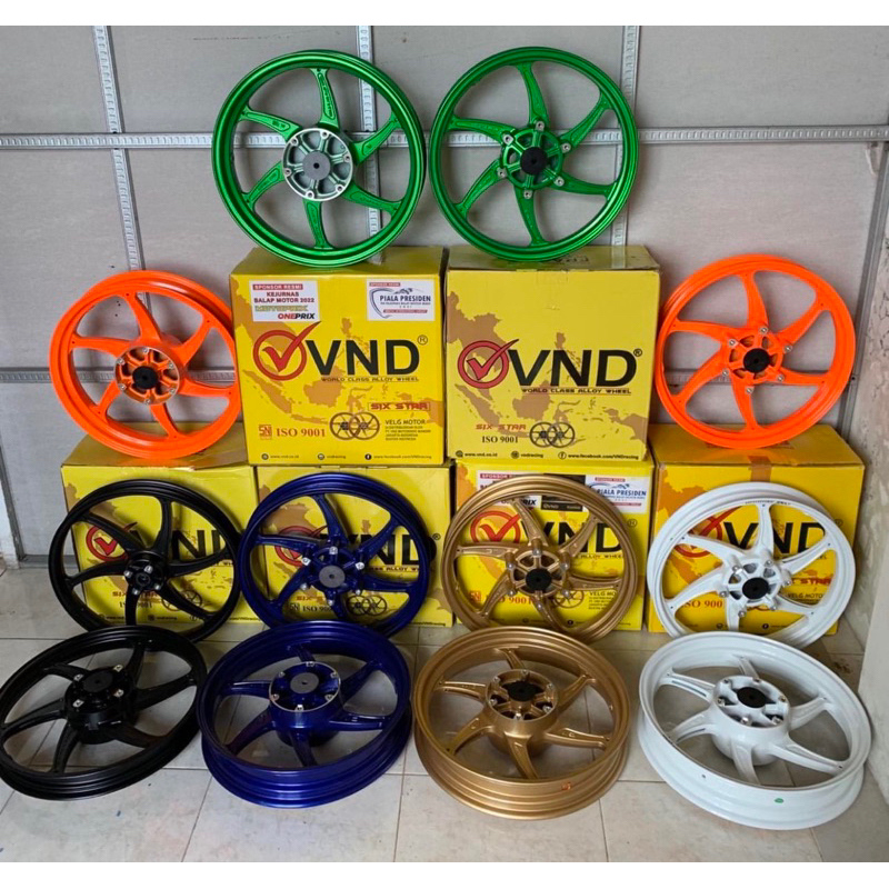 Jual VELG VND SIX STAR ALLOY NINJA R & RR ORIGINAL VND | Shopee Indonesia