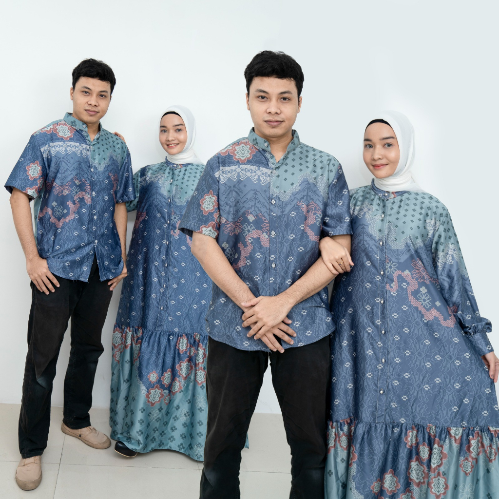 Jual Warna Warni Brand Gamis Sarimbit Nada / Sarimbit couple keluarga ...