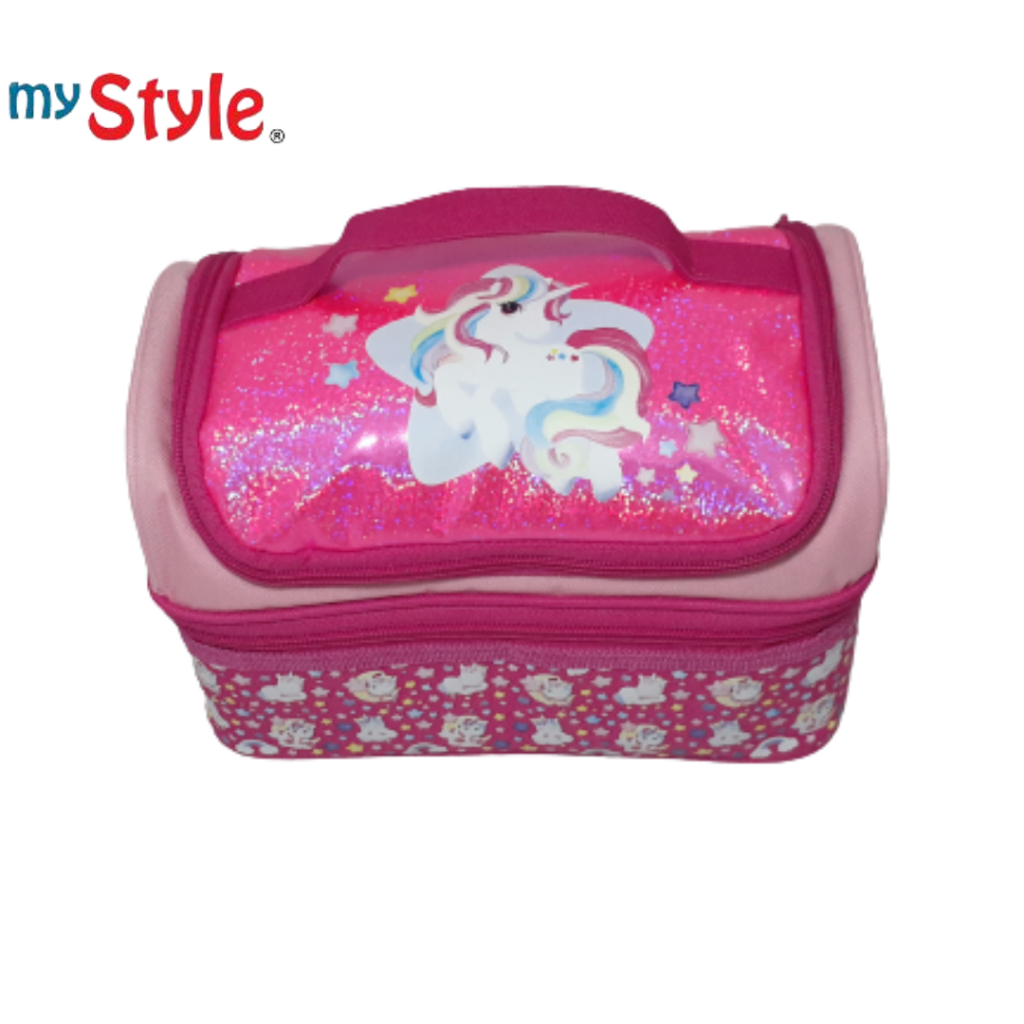 Jual My Style TM 2373 Unicorn Manga Double Decker Lunchbag (Pink ...