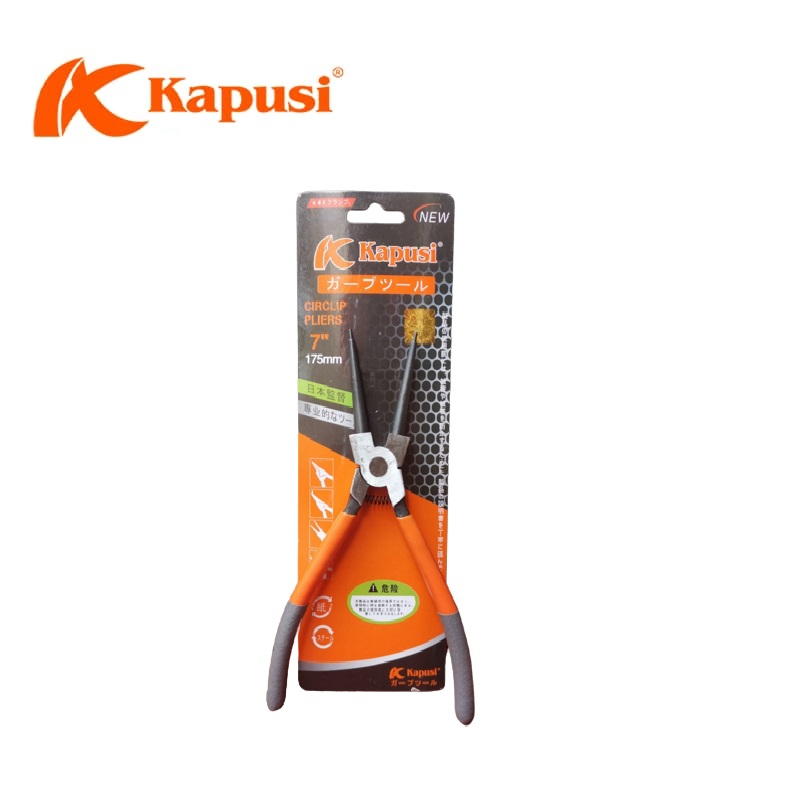 Jual tang snap ring 7 Kapusi Japan lurus circlip plier inch snapring ...