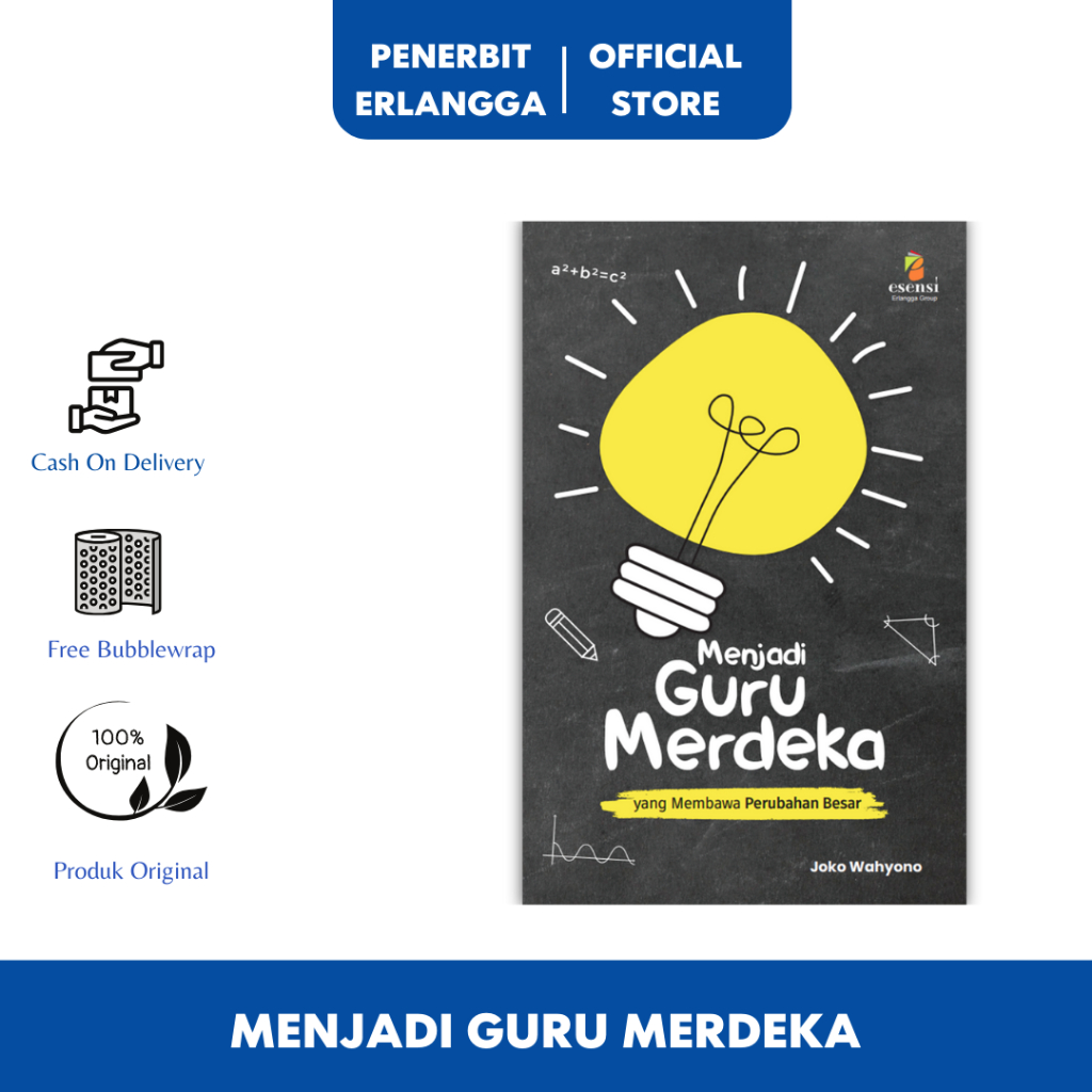 Jual [Erlangga Official] Menjadi Guru Merdeka, Yang Membawa Perubahan Besar | Shopee Indonesia
