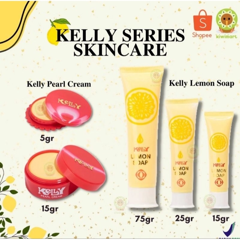 Jual kelly skincare | lemon soap & cream | Shopee Indonesia