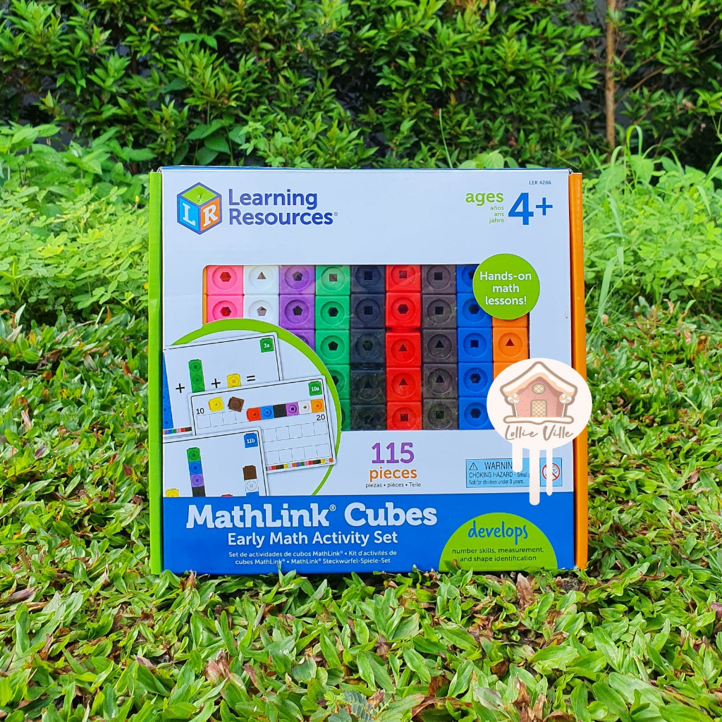 Jual Learning Resources Early Math Mathlink Cube Activity set | Shopee ...