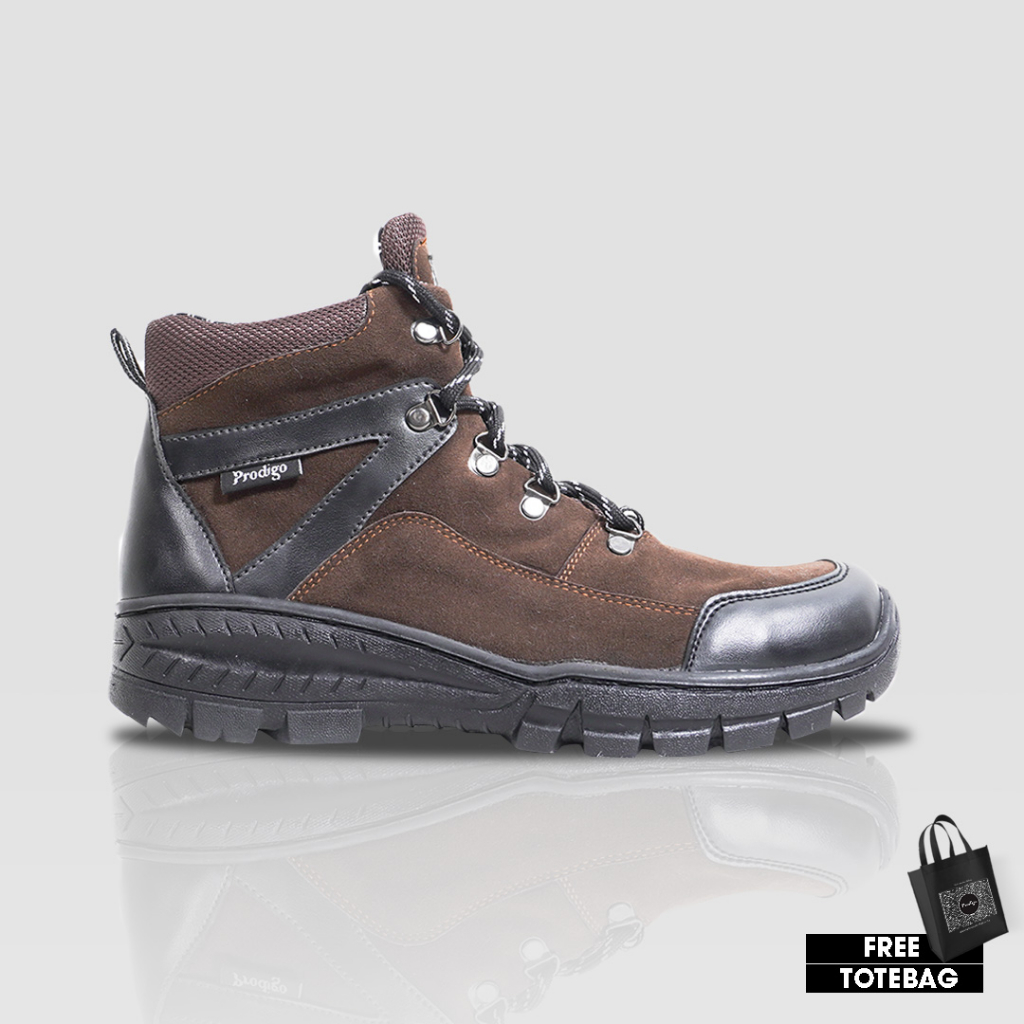 Jual Prodigo * Sepatu Hiking Pria Tambora Brown I Sepatu Olahraga ...