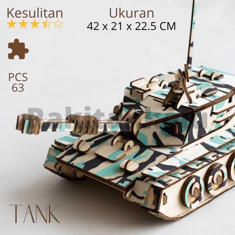 Jual Mainan Puzzle kayu Tank Rakitan Kaiu | Shopee Indonesia