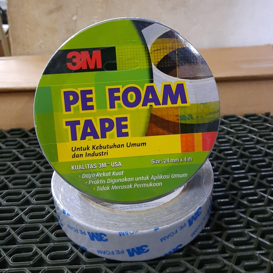 Jual DOUBLE TAPE BUSA 3M PE FOAM TAPE 24mm × 4m ORIGINAL | Shopee Indonesia