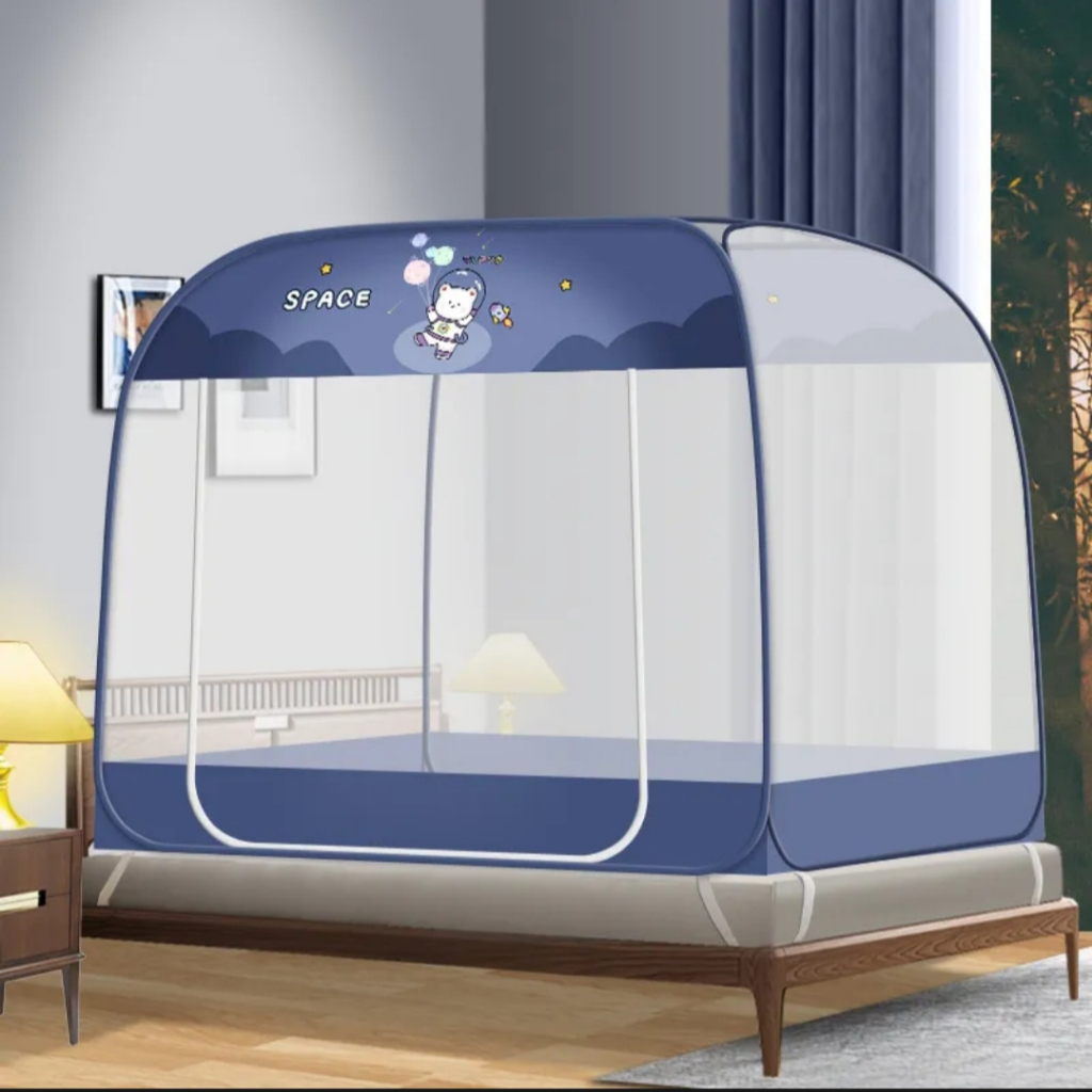 Jual Kelambu Portabel Kamar Tidur Anti Nyamuk Ukuran 200x200 Kawat Baja ...