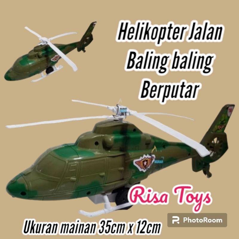 Jual MAINAN HELIKOPTER TARIK (UKURAN BESAR), BALING-BALING BISA ...