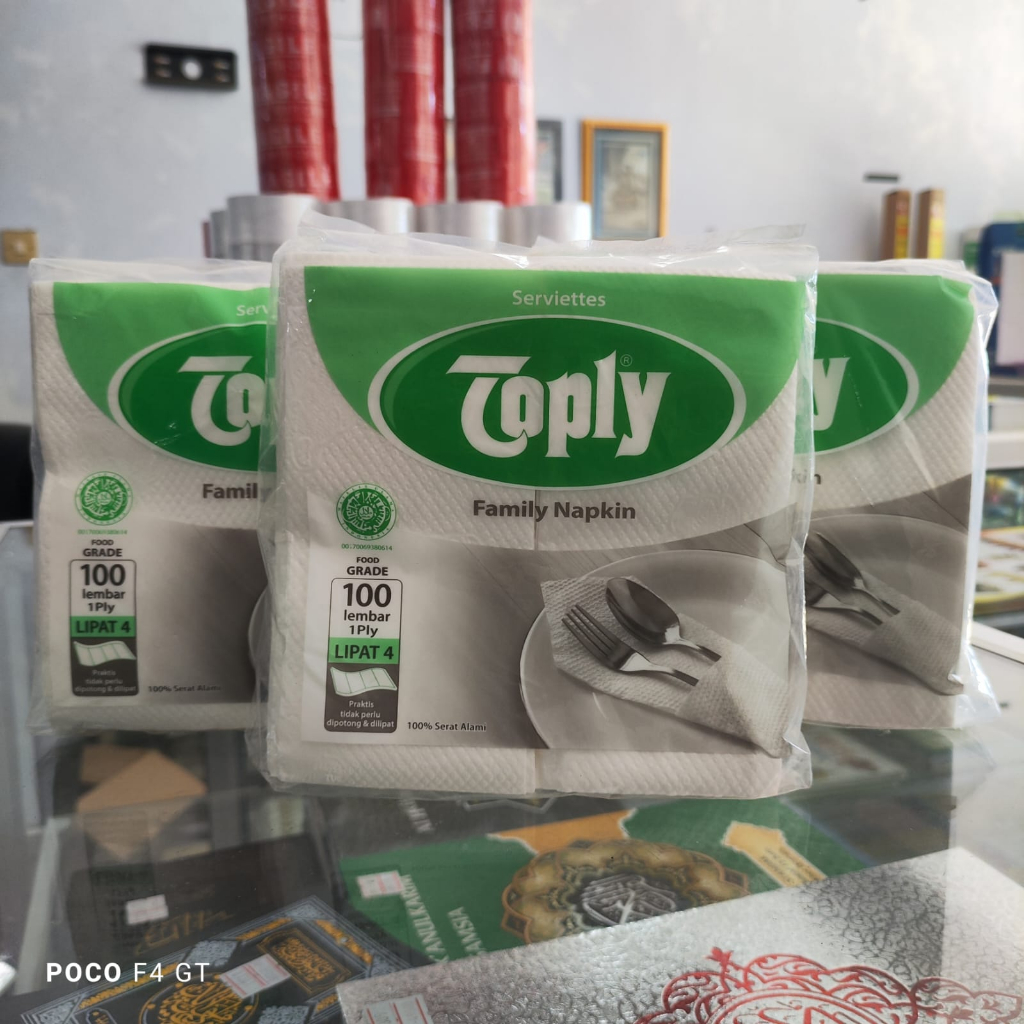 Jual TISSUE TOPLY / TISU MEJA / TISU SENDOK GARPU / TISU MAKAN | Shopee ...