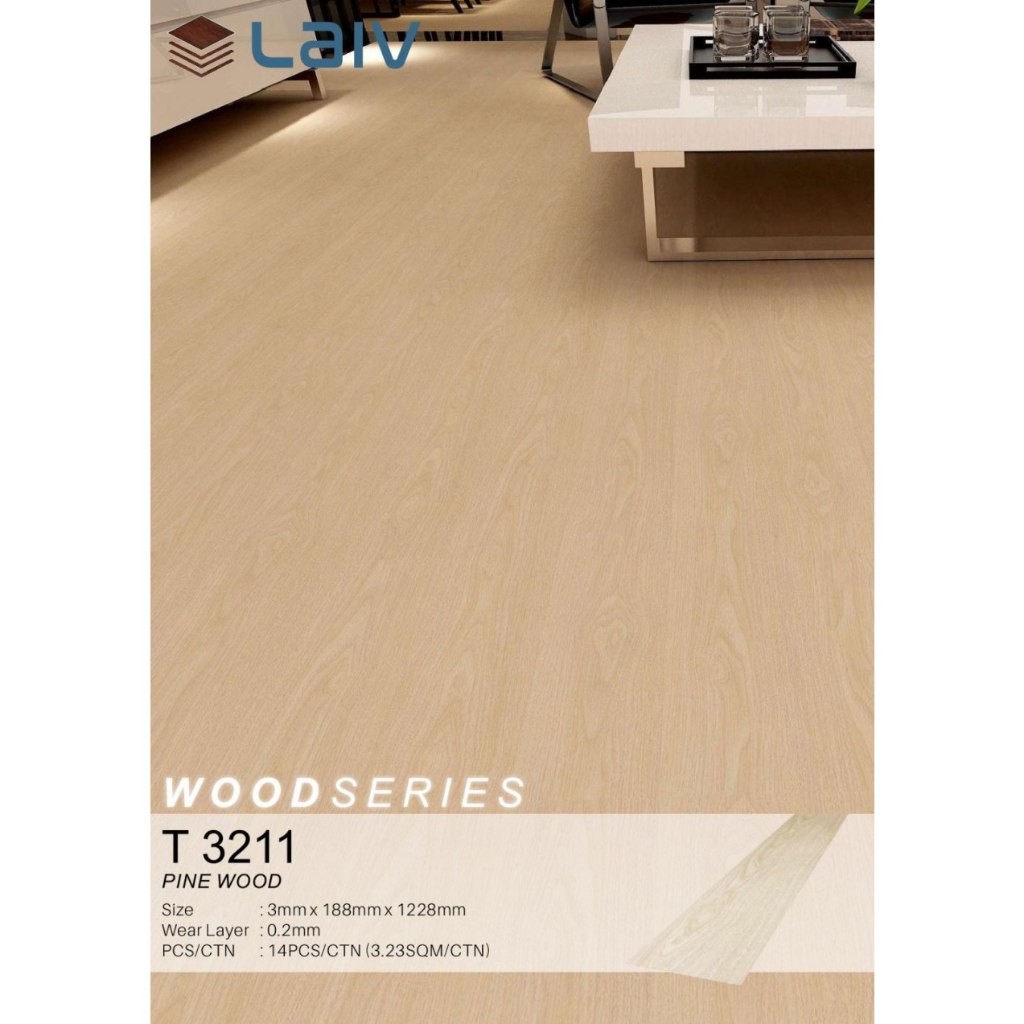 Jual Vinyl Flooring Laiv / Vinyl Lembaran 3mm Motif Kayu / Lantai Vinyl ...