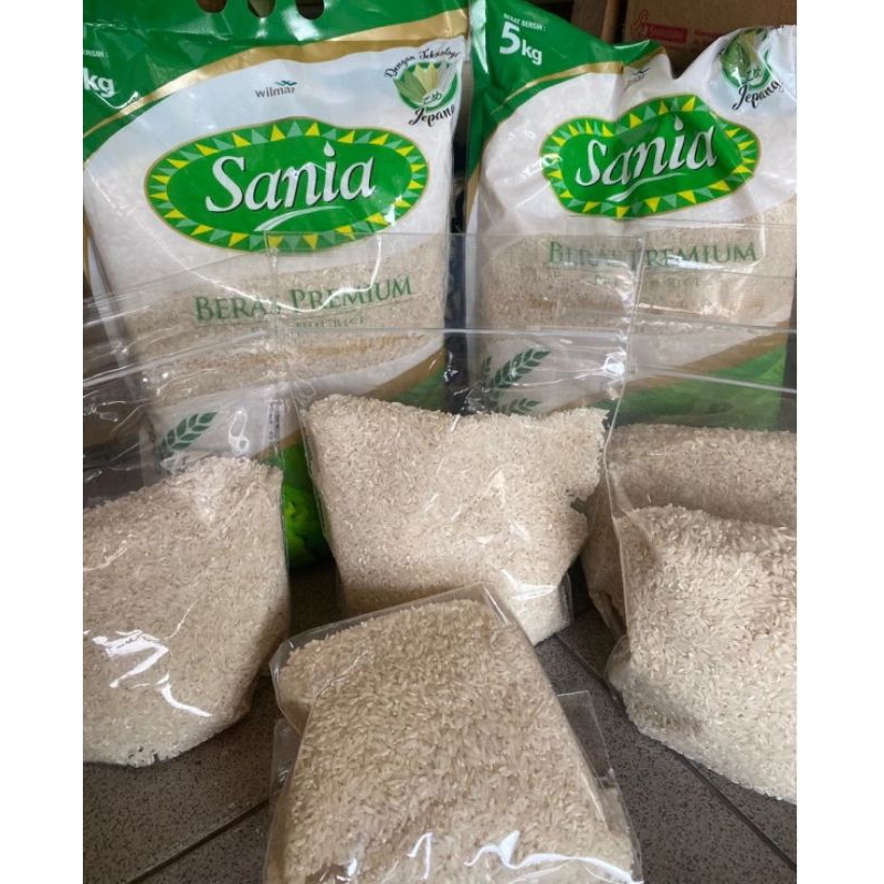 Jual Repack Beras Premium Sania 1Kg Packing Dus | Shopee Indonesia