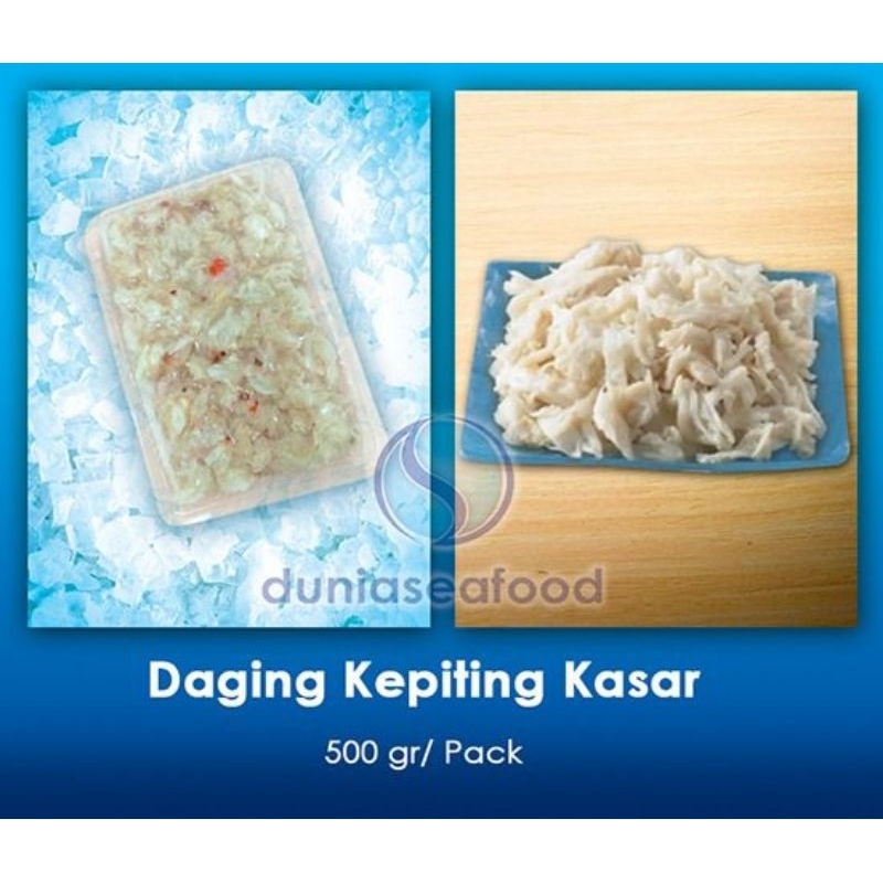 Jual Daging Kepiting Kasar 500 gram/pack | Shopee Indonesia