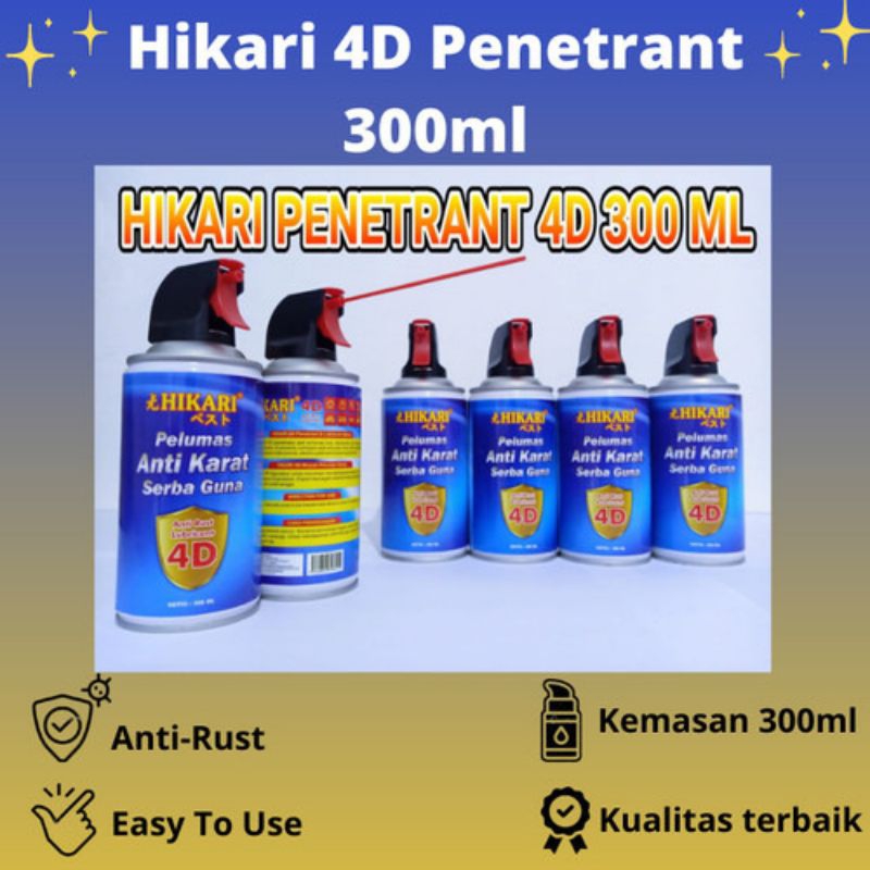 Jual Hikari 4D Penetrant 300ml | Shopee Indonesia