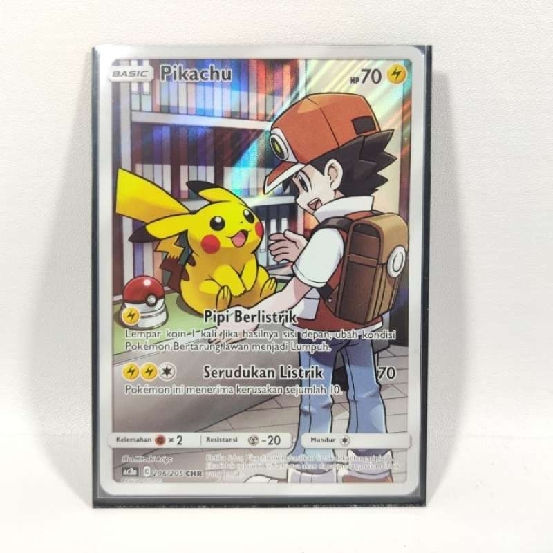 Jual Kartu Pokemon TCG Pikachu AC3a 206/205 CHR RARE Original Indonesia | Shopee Indonesia