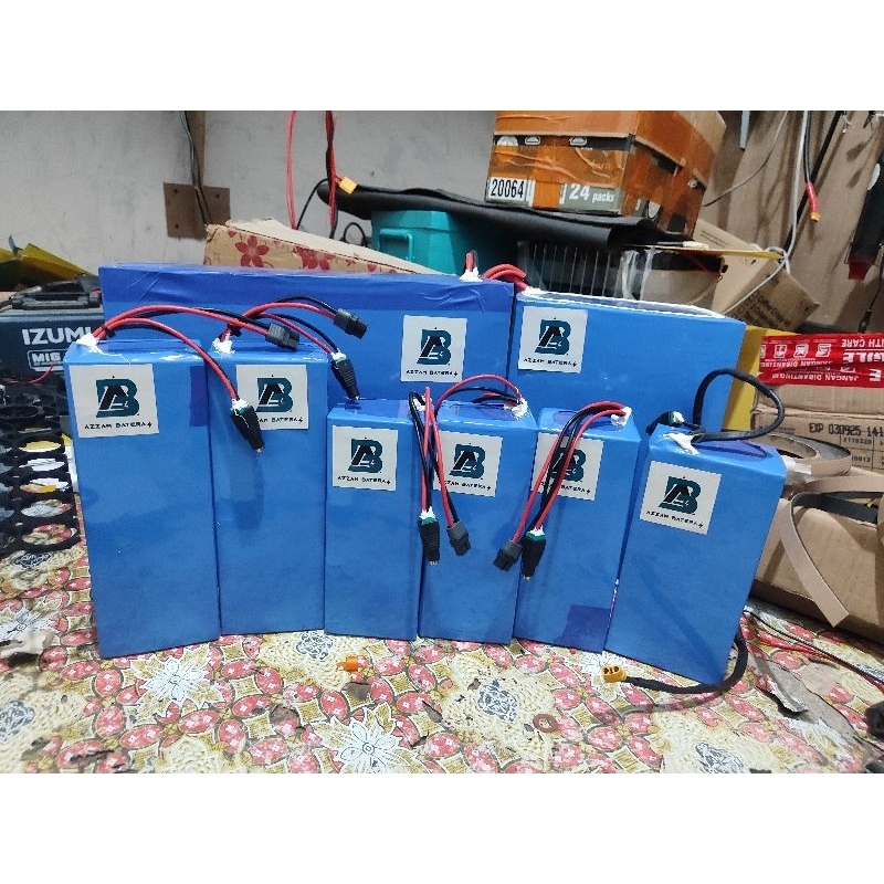 Jual baterai pack 13s 48v 12.5ah cell baru | Shopee Indonesia