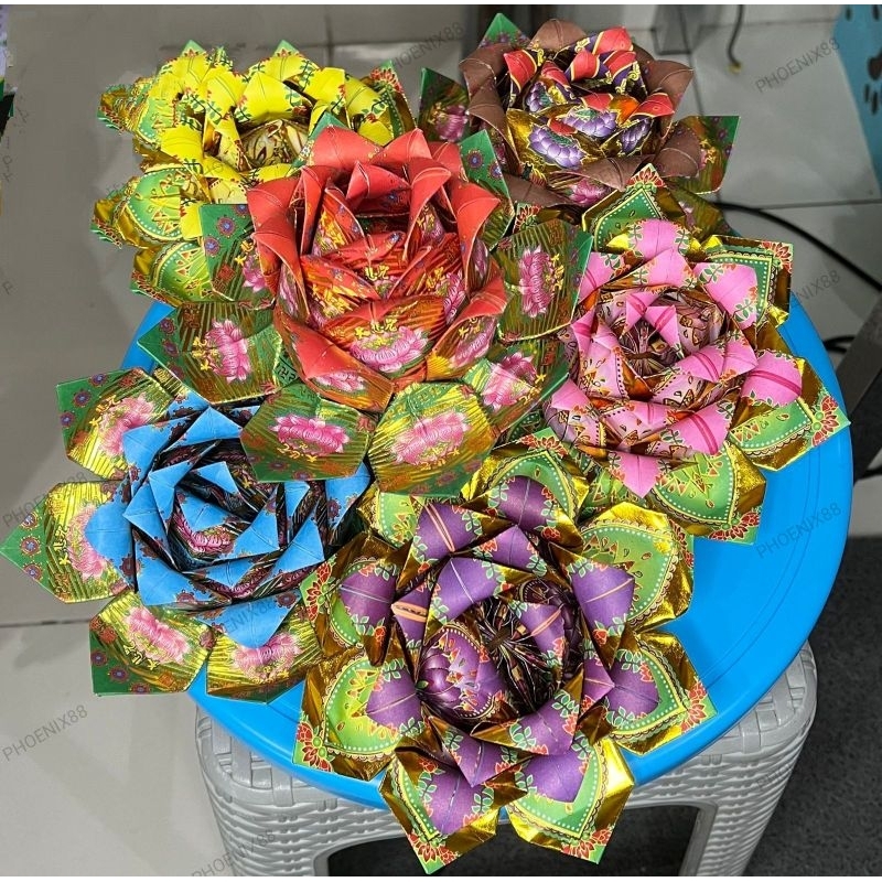 Jual Lotus Flower kertas sembahyang type A | Shopee Indonesia
