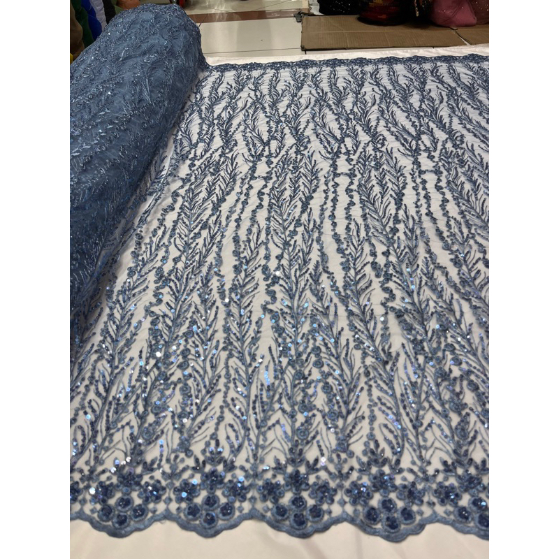 Jual kain tulle payet full bordir diamond terbaru( kebaya mewah ...