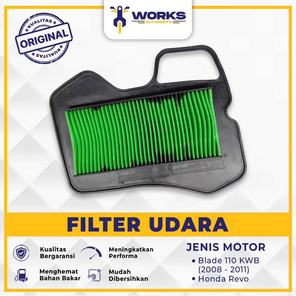 Jual WORKS AUTOPARTS FILTER UDARA PREMIUM MOTOR REVO Fi & REVO ABS ...
