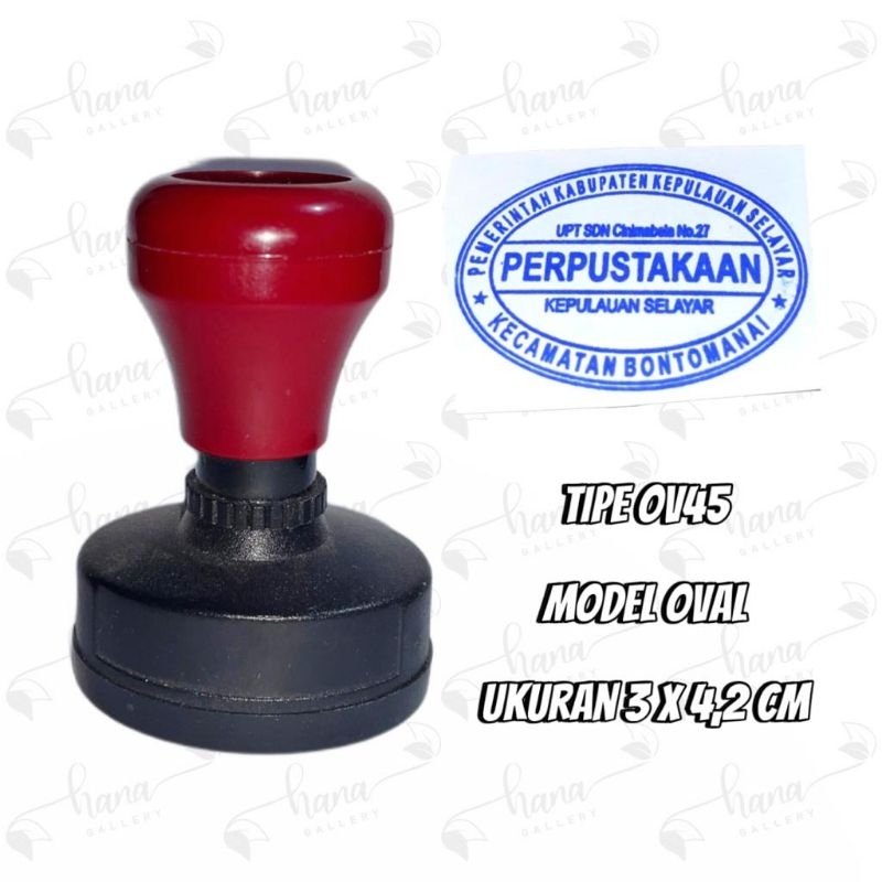 Jual Stempel Flash Warna Oval / Stempel Kantor / Toko | Shopee Indonesia