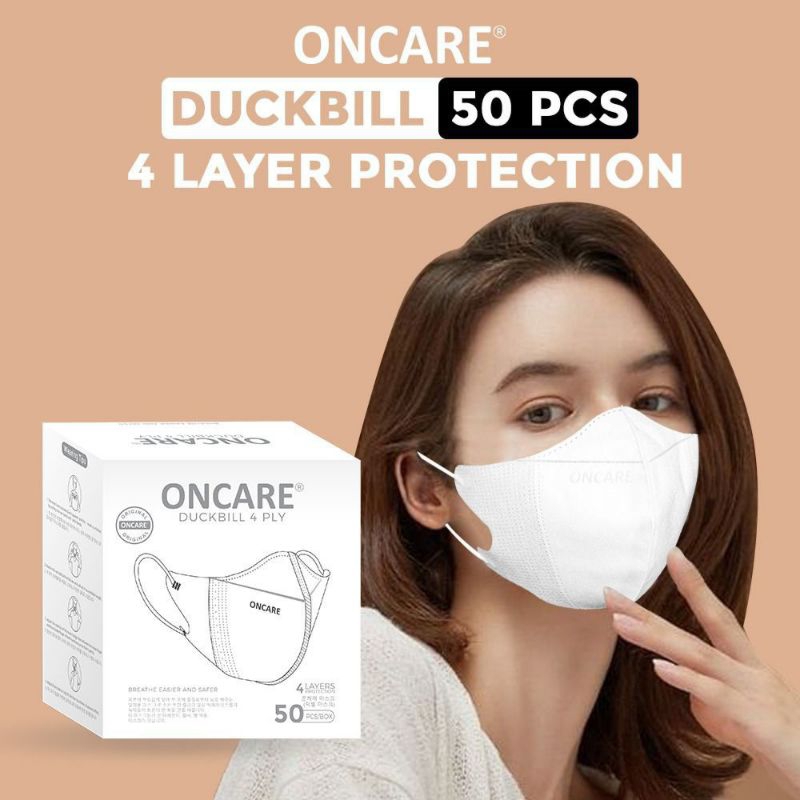 Jual MASKER DUCKBILL ONCARE 4 PLY ISI 50 PCS | Shopee Indonesia
