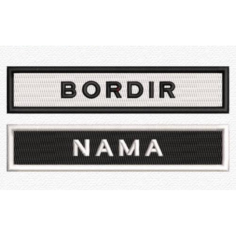 Jual Bordir komputer Bet nama sekolah Bet bordir sekolah Name tag ... Jual Bordir komputer Bet nama sekolah Bet bordir sekolah Name tag ...