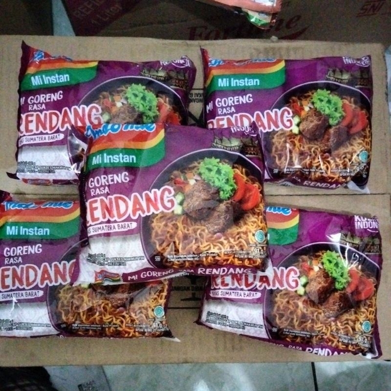 Jual mie goreng rasa rendang isi 5pcs | Shopee Indonesia